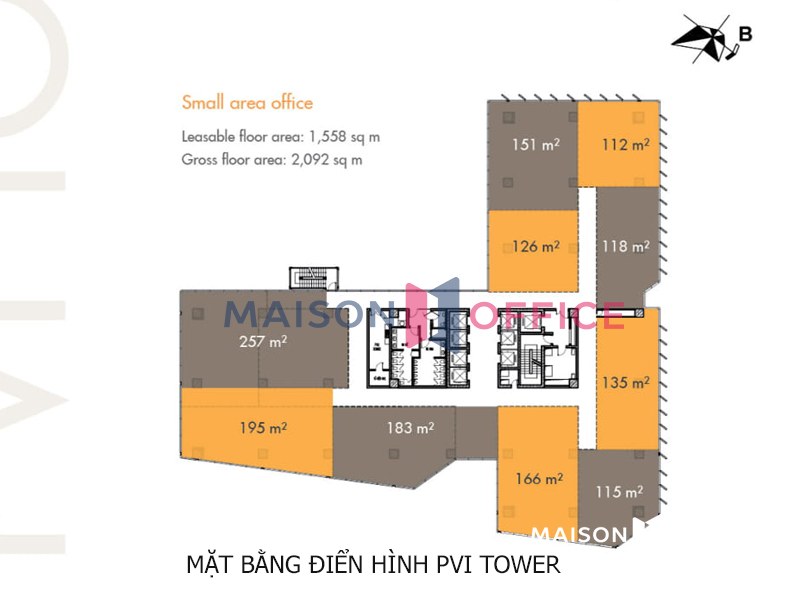 PVI Tower, 1 Pham Van Bach, Cau Giay | Office for Lease Ha Noi