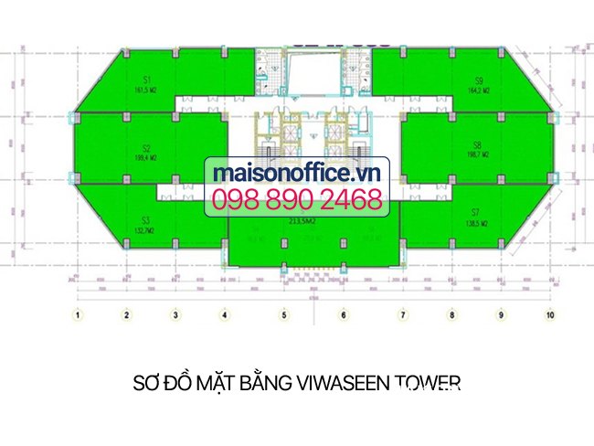 Viwaseen Tower | Office for rent in Ha Noi - Maison Office