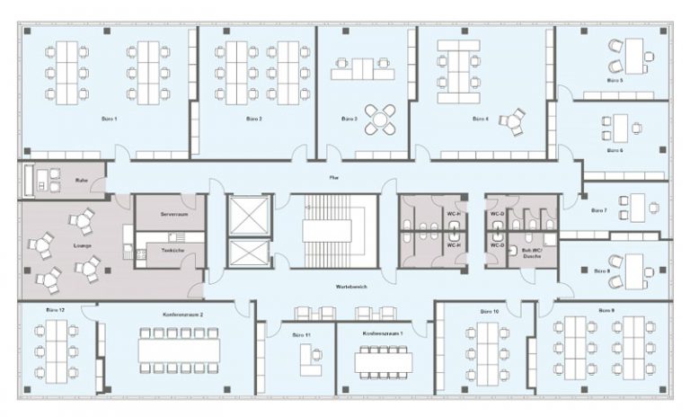 What Is an Office Layout? Types, Examples, & Tips