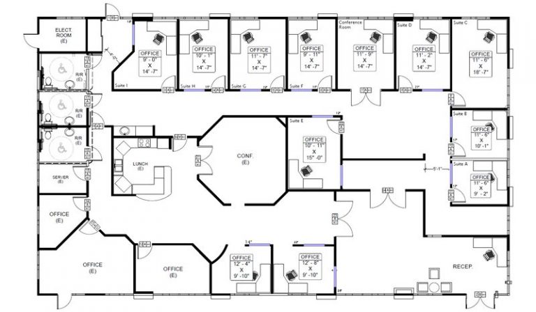 What Is an Office Layout? Types, Examples, & Tips
