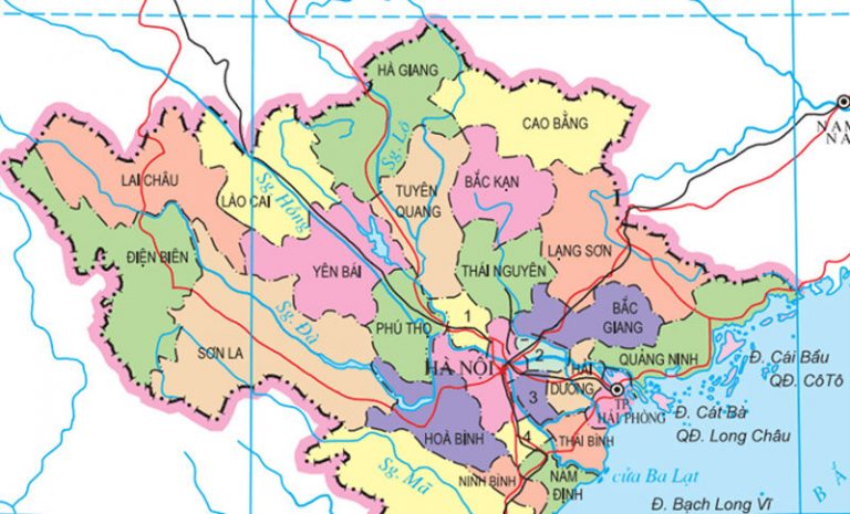 List of Northern provinces (Vietnam) and detailed map