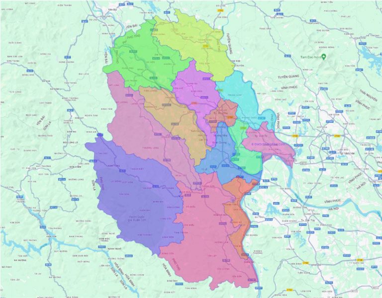 List of Northern provinces (Vietnam) and detailed map