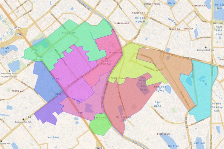 Hanoi map and new Hanoi district map 2024