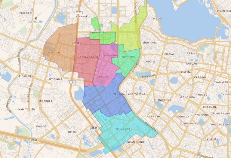 Hanoi map and new Hanoi district map 2024