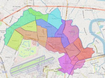 Administrative map of Ho Chi Minh City and 22 districts [Latest]