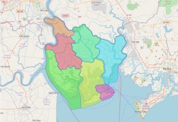 Administrative map of Ho Chi Minh City and 22 districts [Latest]