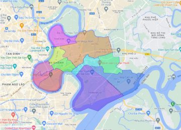 Administrative map of Ho Chi Minh City and 22 districts [Latest]
