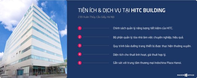 Tòa nhà HITC Building 239 Xuân Thủy, Cầu Giấy | Văn phòng cho thuê tại ...