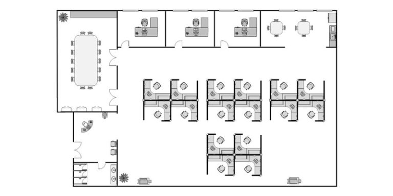 Layout mặt bằng văn phòng: Phân loại & Cách xem - Maison Office