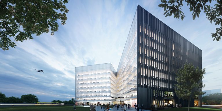 50+ Mẫu thiết kế tòa nhà văn phòng đẹp, hiện đại nhất 2025