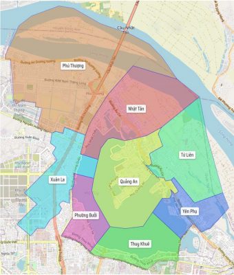Quận Tây Hồ: Diện tích, đặc điểm & hành chính các phường