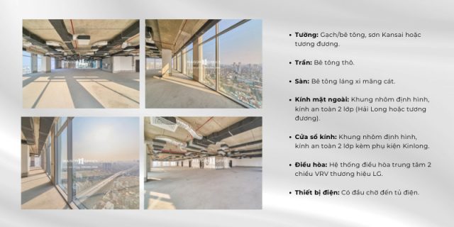 Bán sàn văn phòng Vinaconex Diamond (TTTM Chợ Mơ)