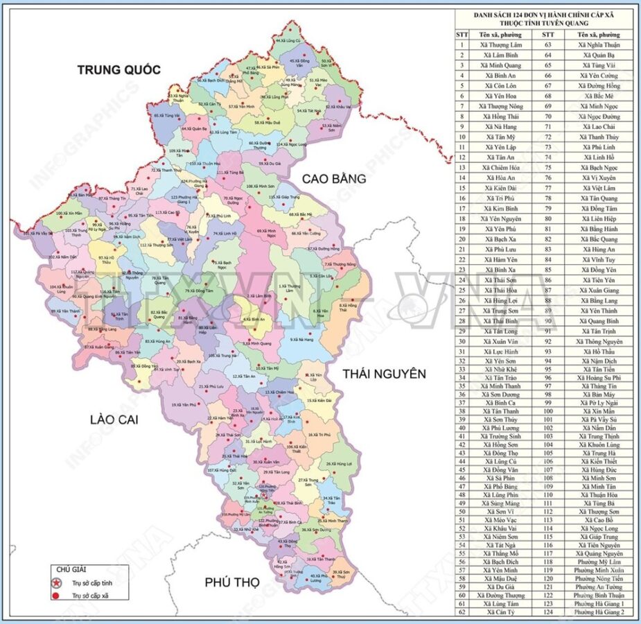 Bản đồ miền Bắc Việt Nam trước và sau sáp nhập khổ lớn - Maison Office