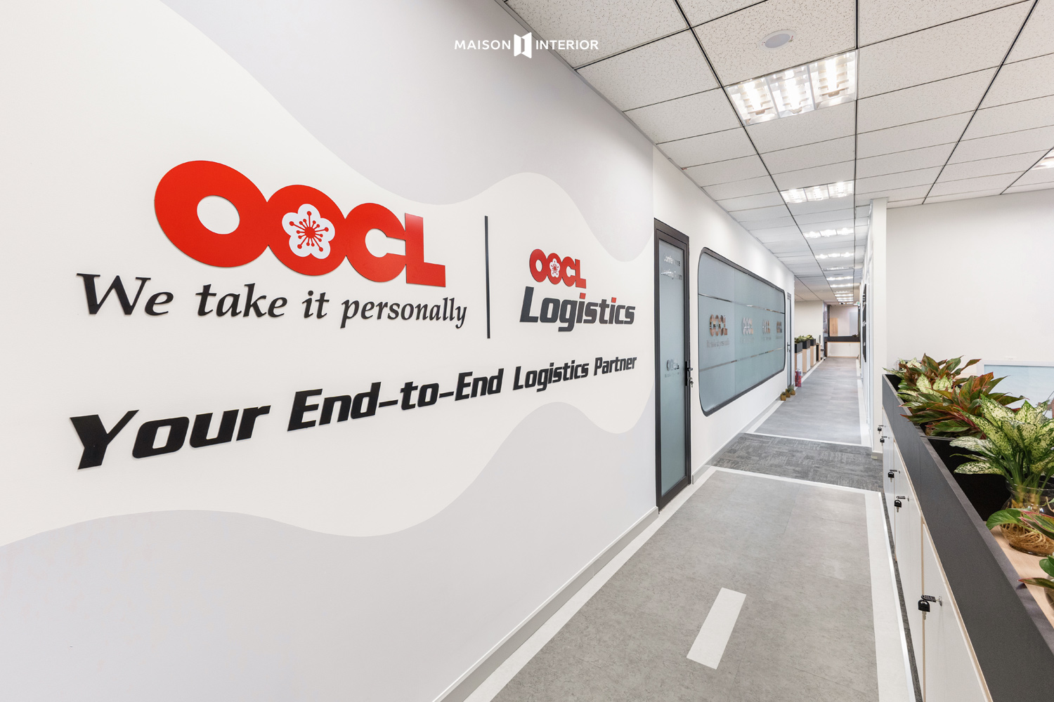 Dự án thiết kế thi công văn phòng OOCL Vietnam - Maison Office